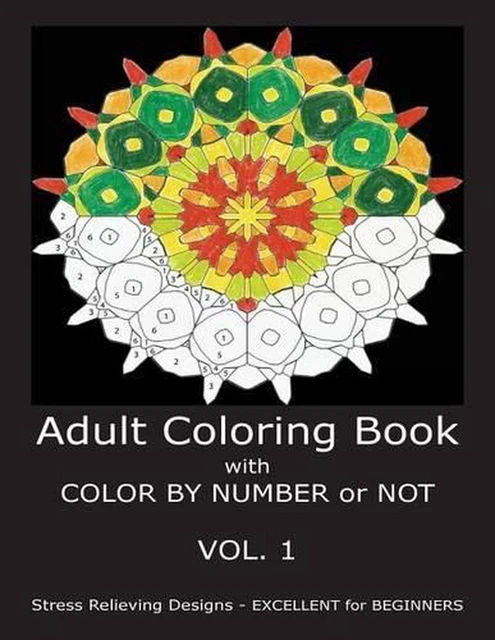 ADULT COLORING BOOK with COLOR BY NUMBER or NOT by C.R. Gilbert ...