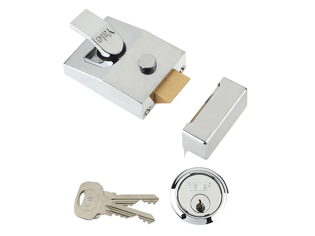 YALE LOCKS 89 Interblocage Verrou 60mm Appui Tête Finition Chromée ...