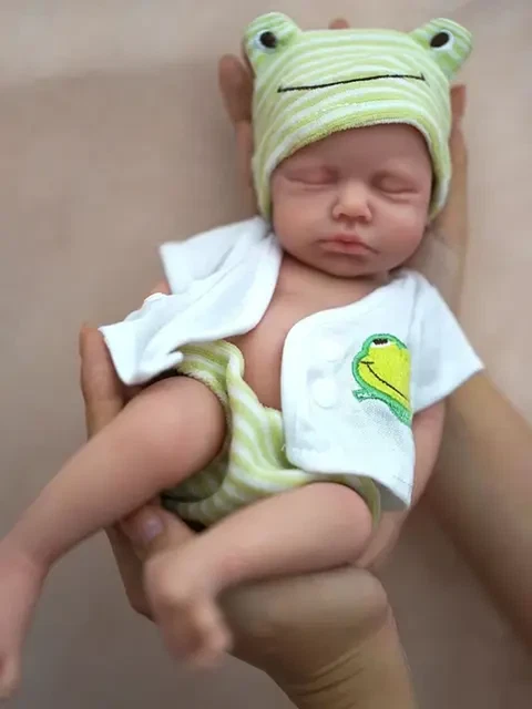 12& 30CM BOY Micro Preemie Full Body Silicone Baby Doll Lifelike Mini ...