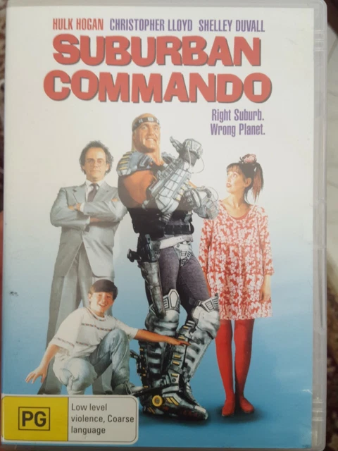 SUBURBAN COMMANDO DVD HULK HOGAN & CHRISTOPHER LLOYD COMEDY MOVIE MR ...