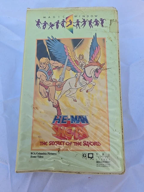 VINTAGE HE-MAN SHE-RA Secret of the Sword VHS Columbia Pictures Rare ...