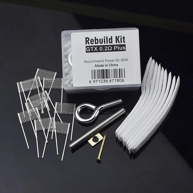 DIY REBUILD KIT GTX 0.2ohm Plus Mesh Coil Resistance Wire Replacement ...