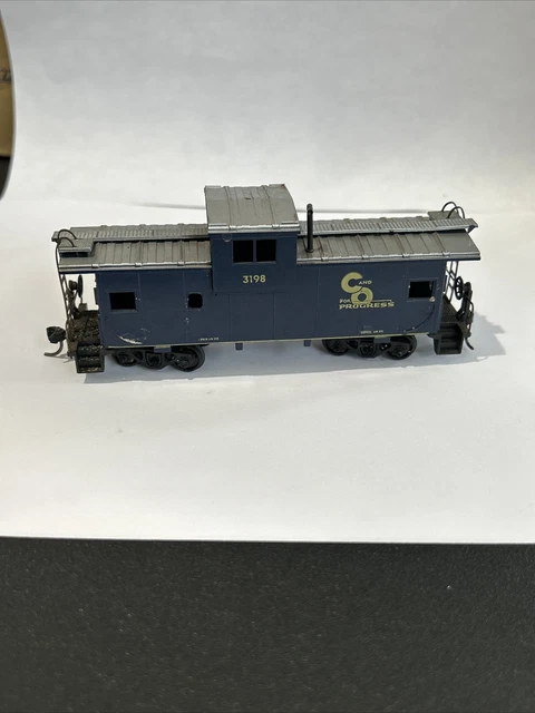 HO SCALE ATHEARN CHESAPEAKE & OHIO C&O 3198 WIDE VISION CABOOSE ...
