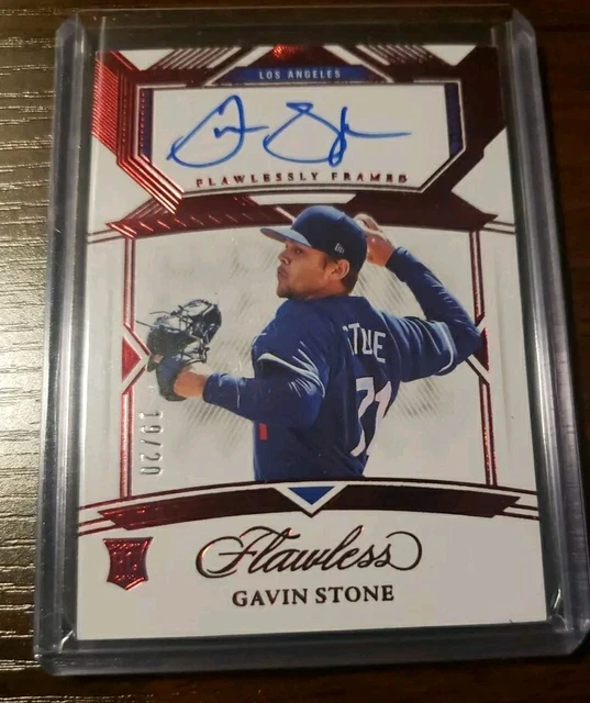 2023 AUTOGRAFO ROOKIE Impeccabile GAVIN STONE Incorniciato ...