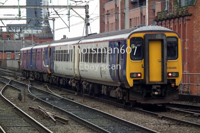 CLASS 156 156486, 2 car DMU, in new Northern at Manchester Oxford Road ...