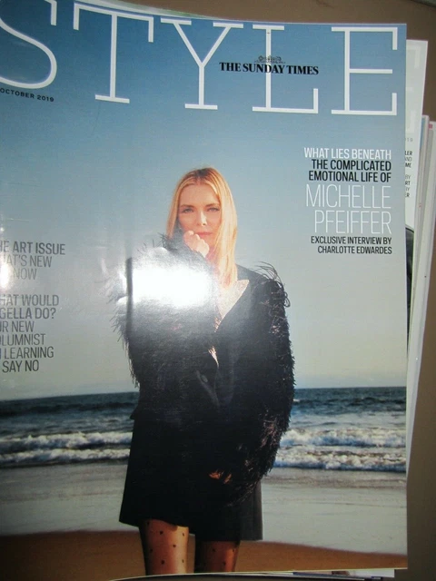 SUNDAY TIMES STYLE MAGAZINE October 2019 - Michelle Pfeiffer £3.49 ...