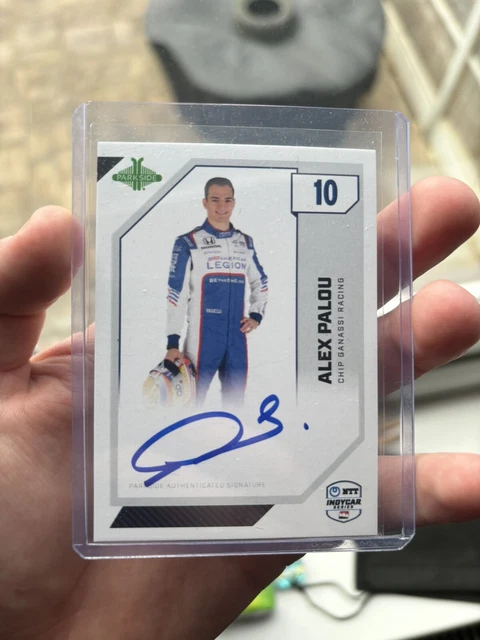 ALEX PALOU SIGNATURE SERIES AUTOGRAFO 2024 Parkside 2024 Indycar ...