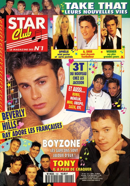 MAGAZINE STAR-CLUB N°102, Jamie WALTERS, 90210, BOYZONE, Ophélie WINTER ...