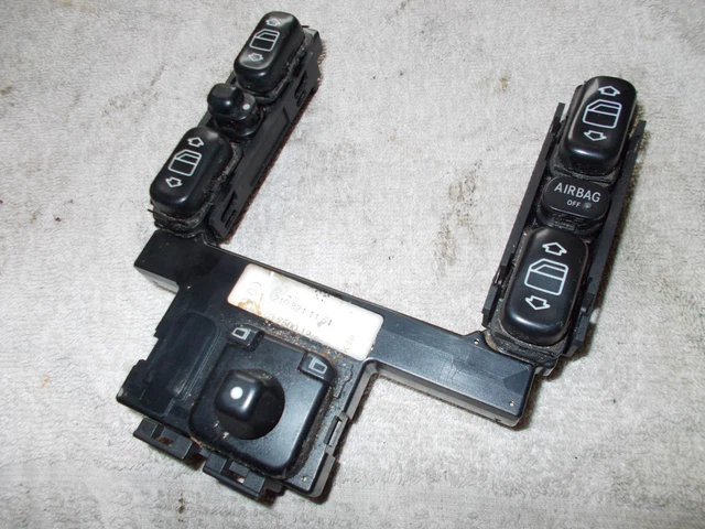 MERCEDES W202 W210 Window Mirror Switch 2108211151 £25.00 - PicClick UK