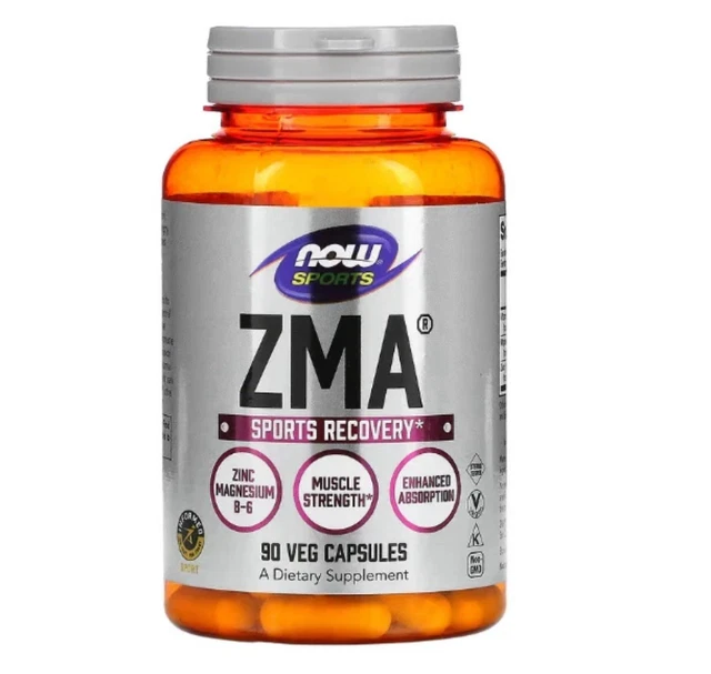 NOW FOODS, ZMA, Sports Recovery, 90 Veg Capsules, Exp: 05/2029 800mg £ ...