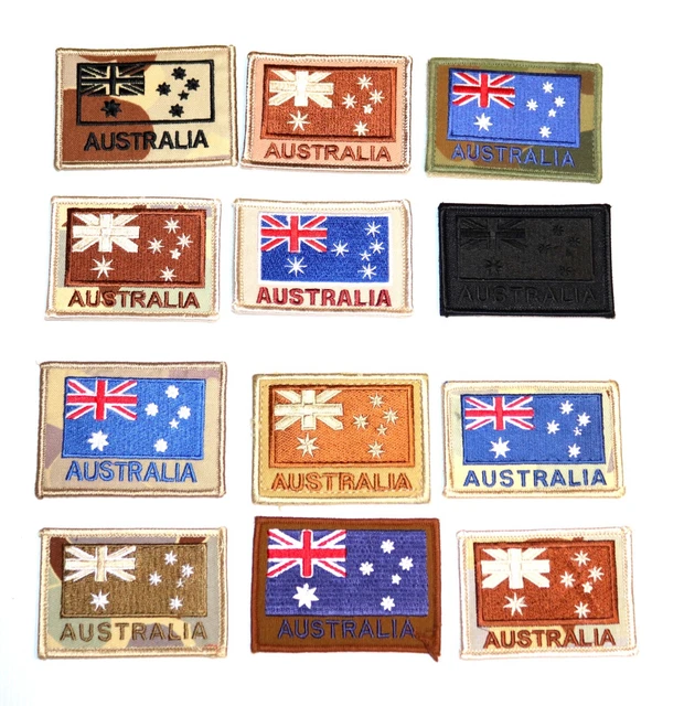12 DIFFERENT AUSTRALIAN Army National Flag Shoulder Patches $44.82 ...