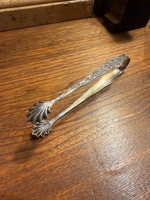 19TH CENTURY STERLING Silver Sugar Tongs by Reed, Wade & Smith $165.00 ...