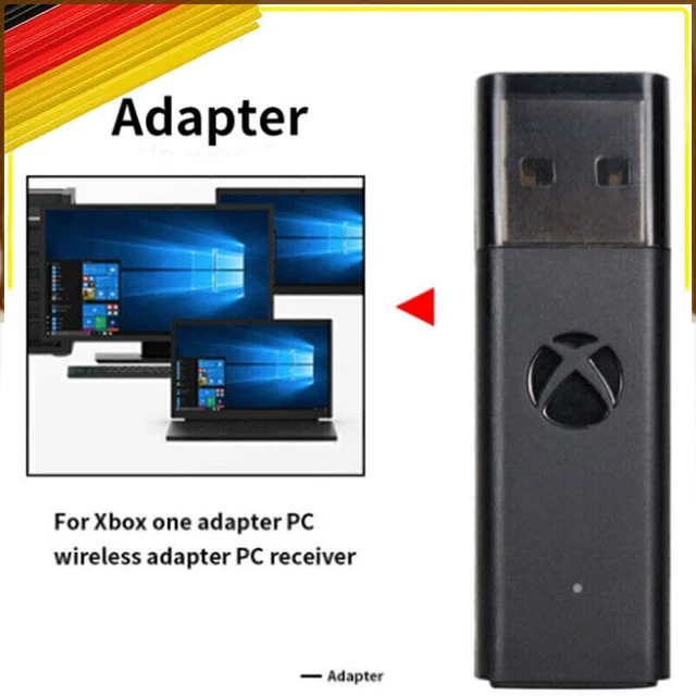 ADAPTATEUR DE CONTRÔLEUR sans fil Xbox One, clé récepteur Windows 10 PC USB DE EUR 22,72 ...