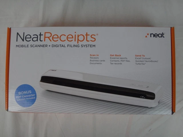 NEAT NEATRECEIPTS NM-1000 Mobile Scanner Receipts Digital Filing System ...