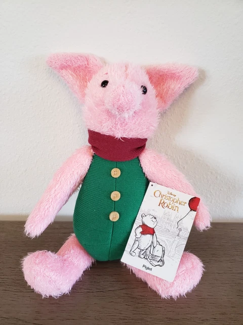 WINNIE THE POOH Christopher Robin Movie PIGLET Plush Disney Parks NEW ...