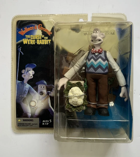 WALLACE & GROMIT, Curse Of The Were-Rabbit, Wallace Figure, McFarlane ...