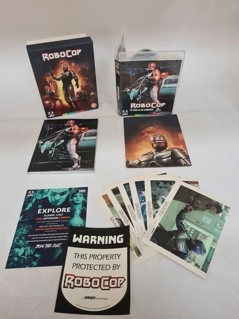 ROBOCOP LIMITED EDITION 2 Disc BLU-RAY Box Set, Poster & Book Arrow ...