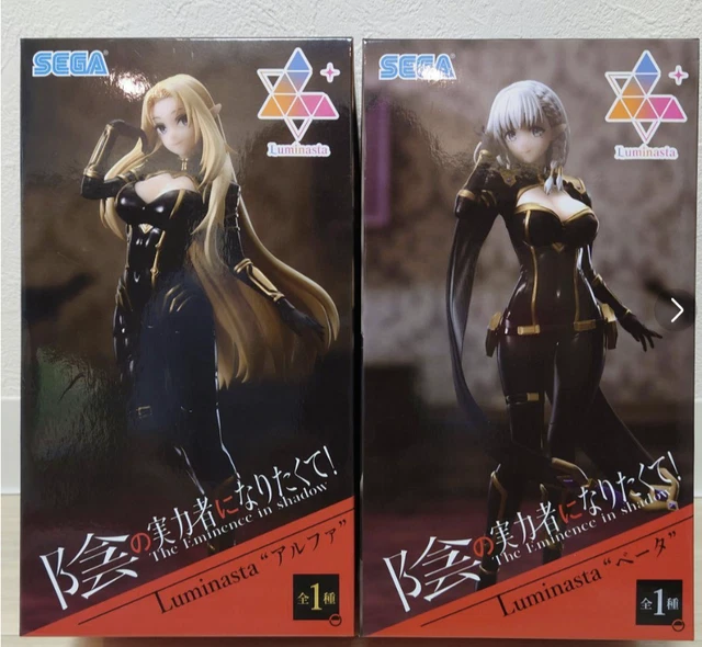 THE EMINENCE IN Shadow Beta Alpha Figure Set of 2 Luminasta SEGA New £ ...