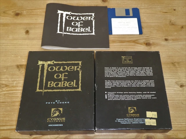 TOWER OF BABEL - Acorn Archimedes / A3000 / Risc PC etc / Risc OS £29. ...
