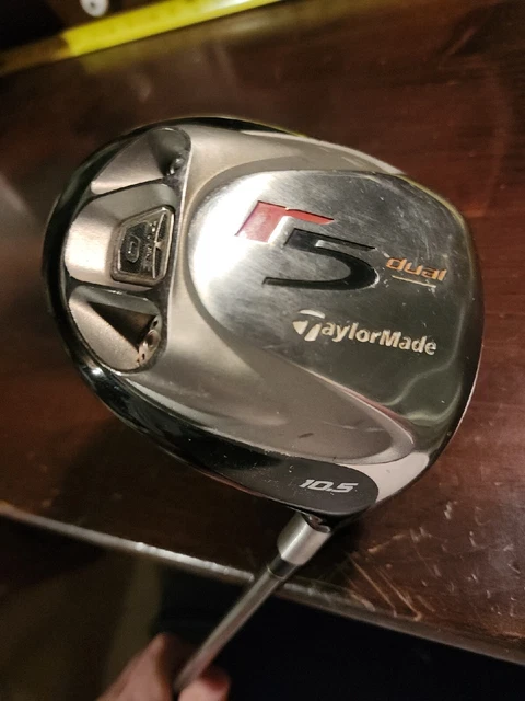 TAYLORMADE GOLF R5 Dual Type D 10.5° Driver 55G Regular Flex Graphite w ...