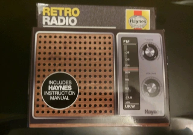 HAYNES RETRO RADIO Build Your Own Working Kit. Brand New Unopened £16. ...