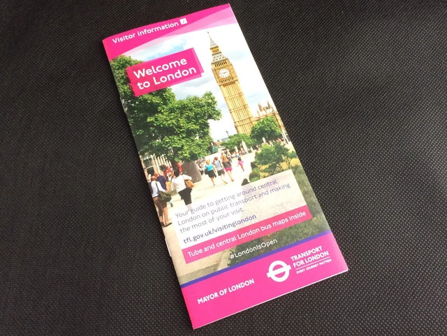 WELCOME TO LONDON leaflet. Underground Tube and Bus Map - Transport for ...