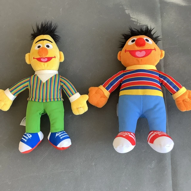 BERT AND ERNIE Sesame Street 9” Small Plush Fun Soft Toys (2022) £11.95 ...
