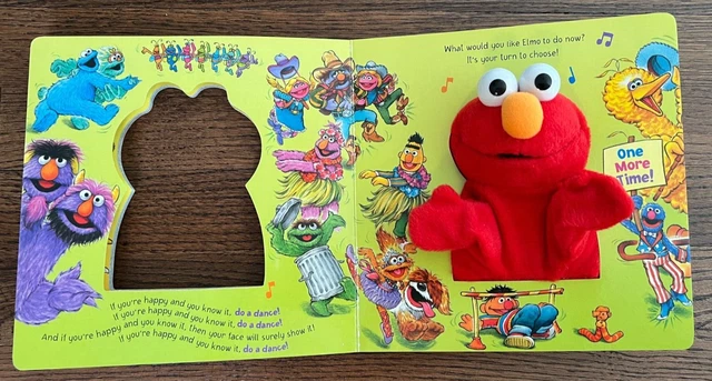 BRAND NEW! SESAME Street Clap Your Hands Board Book with Puppet Elmo £4 ...