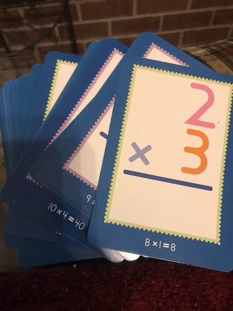 SET OF MULTIPLICATION Flash Cards EUR 6,71 - PicClick IT