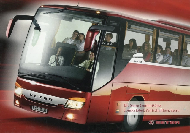 SETRA REISEBUS COMFORT Class Prospekt 2005 5/05 brochure bus 417 416 ...