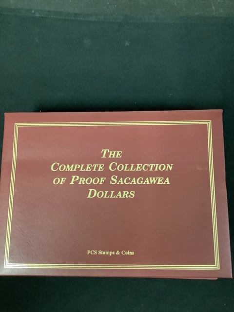 THE COMPLETE COLLECTION Of Proof Sacagawea Dollars: 2000 - 2022 Book £ ...