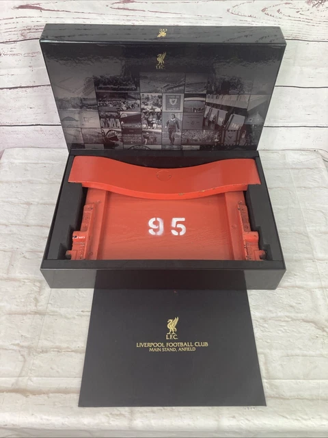 LIVERPOOL STADIUM SEAT Main Stand Anfield Collectors Seat No 95 £1,199. ...