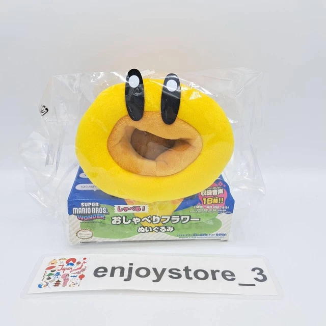 SUPER MARIO BROS. Wonder Plush Talking Flower Toy Plush Doll Sanei ...