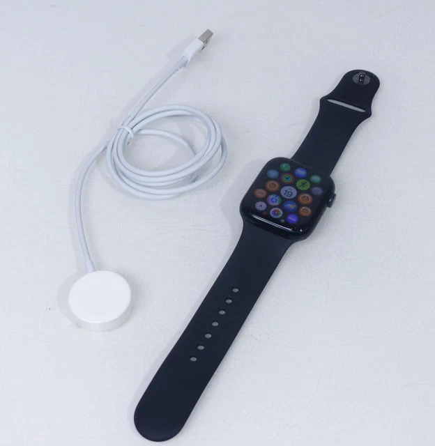 APPLE WATCH SERIES 9 45mm GPS Aluminium Gehäuse A2980 gebraucht #JDX3 ...