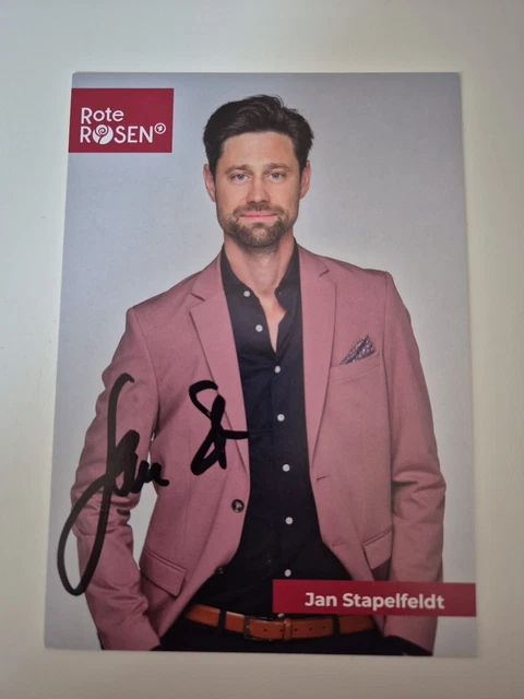 AUTOGRAMMKARTE VON JAN Stapelfeldt ( Rote Rosen ) EUR 1,00 - PicClick DE