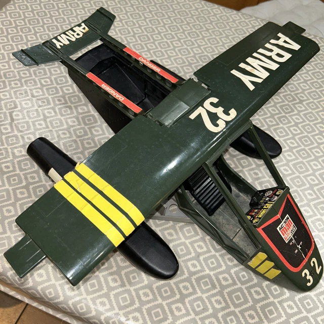 VINTAGE ACTION MAN Transport Command Pursuit Craft Airplane Palitoy ...