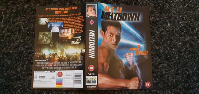 MELTDOWN POST CERT VHS RCA Columbia Home Video martial arts Jet Li big ...