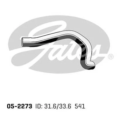 RADIATOR HOSE UPPER Gates 05-2273 for Ford Ranger PX Ute 2.5 Petrol ...
