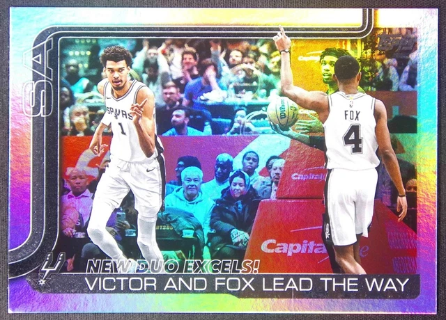 2025-26 TOPPS FLAGSHIP Victor And Fox Lead The Way New dou Excels ...