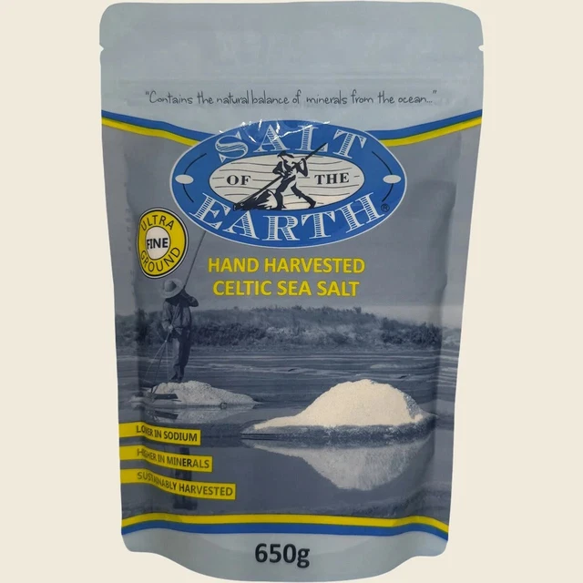 SALT OF THE Earth Celtic Sea Salt Ultra Fine 650g $12.76 - PicClick AU