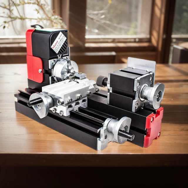 24W MINI METAL Lathe Machine Used For Wood, Plastic, Soft Metals ...