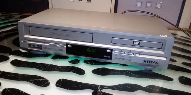 CITIZEN DVD / VCR Video Cassette Recorder JDVD3825PC Tested Working ...