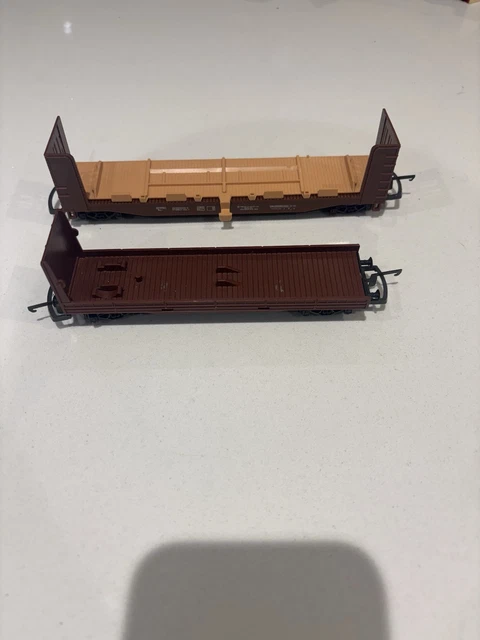 OO/HO GAUGE LIMA FLAT BED WAGON 209385050-3 SNCF And Crane Carrying ...