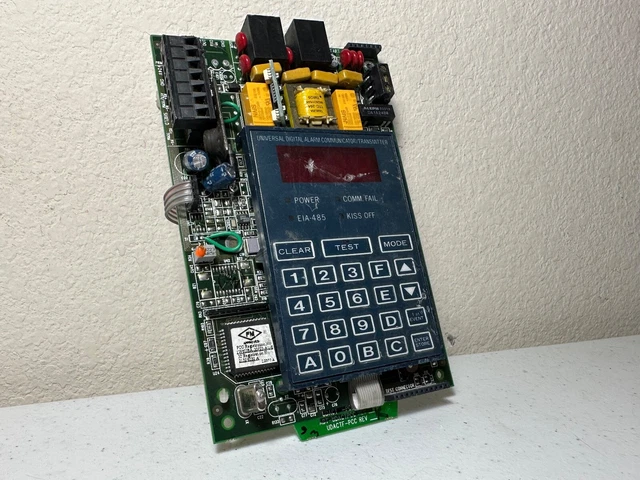 FIRE-LITE UDACT-F FIRE Alarm Control Panel Communicator Cracked Screen ...