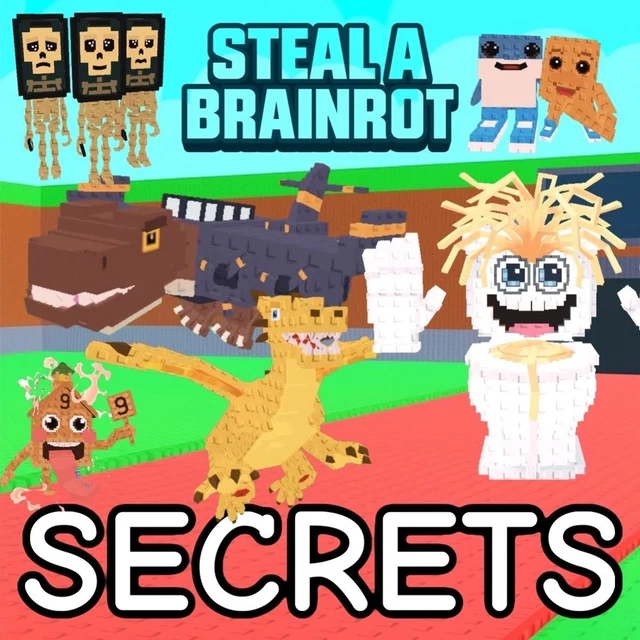 🔥 STEAL A Brainrot 🔐 Secret Units & Rare SAB Pets | Roblox FAST ...