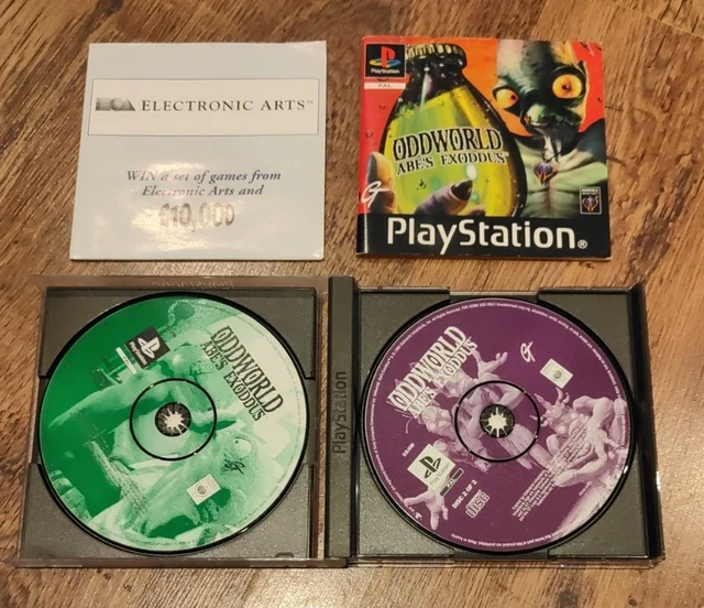 Oddworld Abes Exoddus Sony Playstation 1 Ps1 A Cond Completo Eur 9