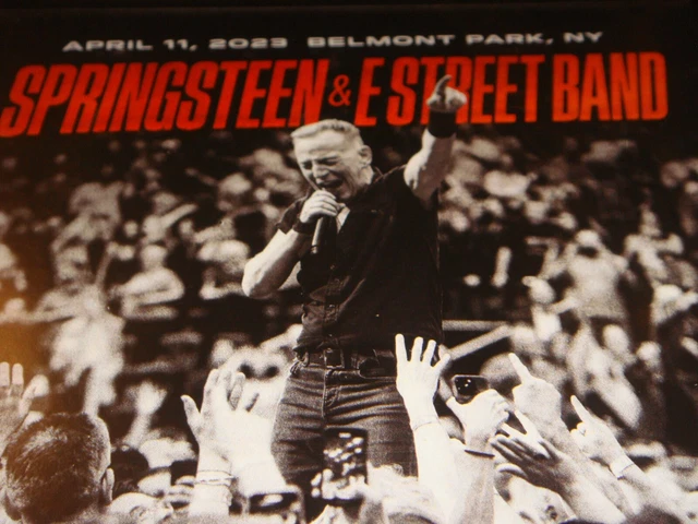 BRUCE SPRINGSTEEN LIVE 4/11/2023 BELMONT PARK NEW YORK 3CD NATO NEGLI ...