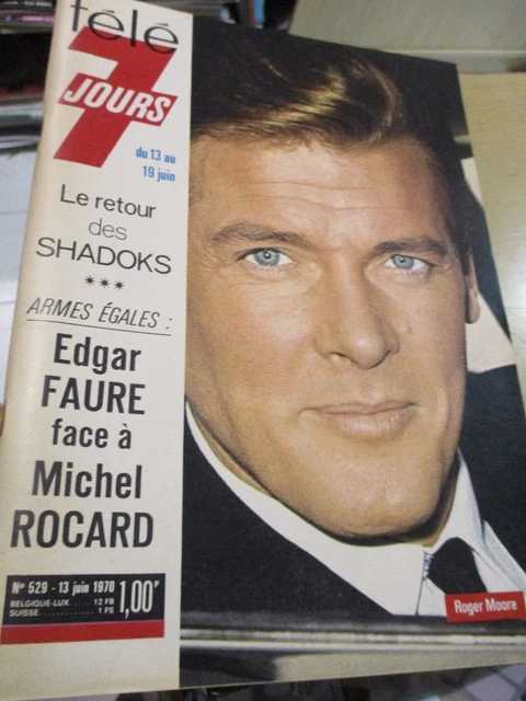 MAGAZINE TELE 7 jours roger moore 1970 EUR 15,00 - PicClick FR