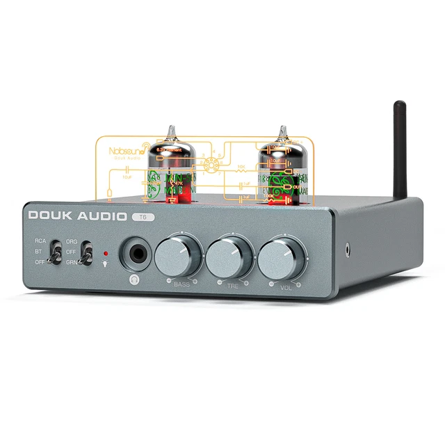 HIFI BLUETOOTH 5.1 Tube Amplifier Speaker Receiver Stereo Tube ...