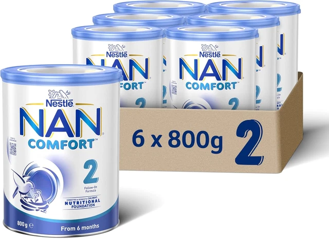 NESTLÉ NAN COMFORT 2 Follow-On Formula, Stage 2 Suitable from 6 to 12 ...